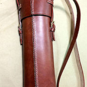 "NEW" WWII GERMAN LEATHER SNIPER SCOPE CASE - Two-Tone Dark Brown ...