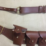 UK 1903 Pattern Leather Cavalry Bandolier - 5 Pocket JAWA COSTUME ...
