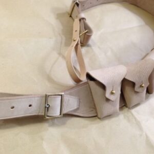 UK 1903 Pattern Leather Cavalry Bandolier 5 Five Pocket - REPRO. JAWA ...