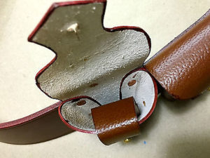 RIGHT SHOULDER UK 1903 Pattern Leather Cavalry Bandolier - 5 Pocket ...